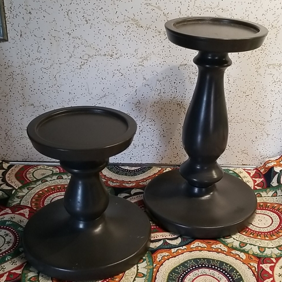 IKEA | Accents | Ikea Pair Of Pillar Candlesticks | Poshmark